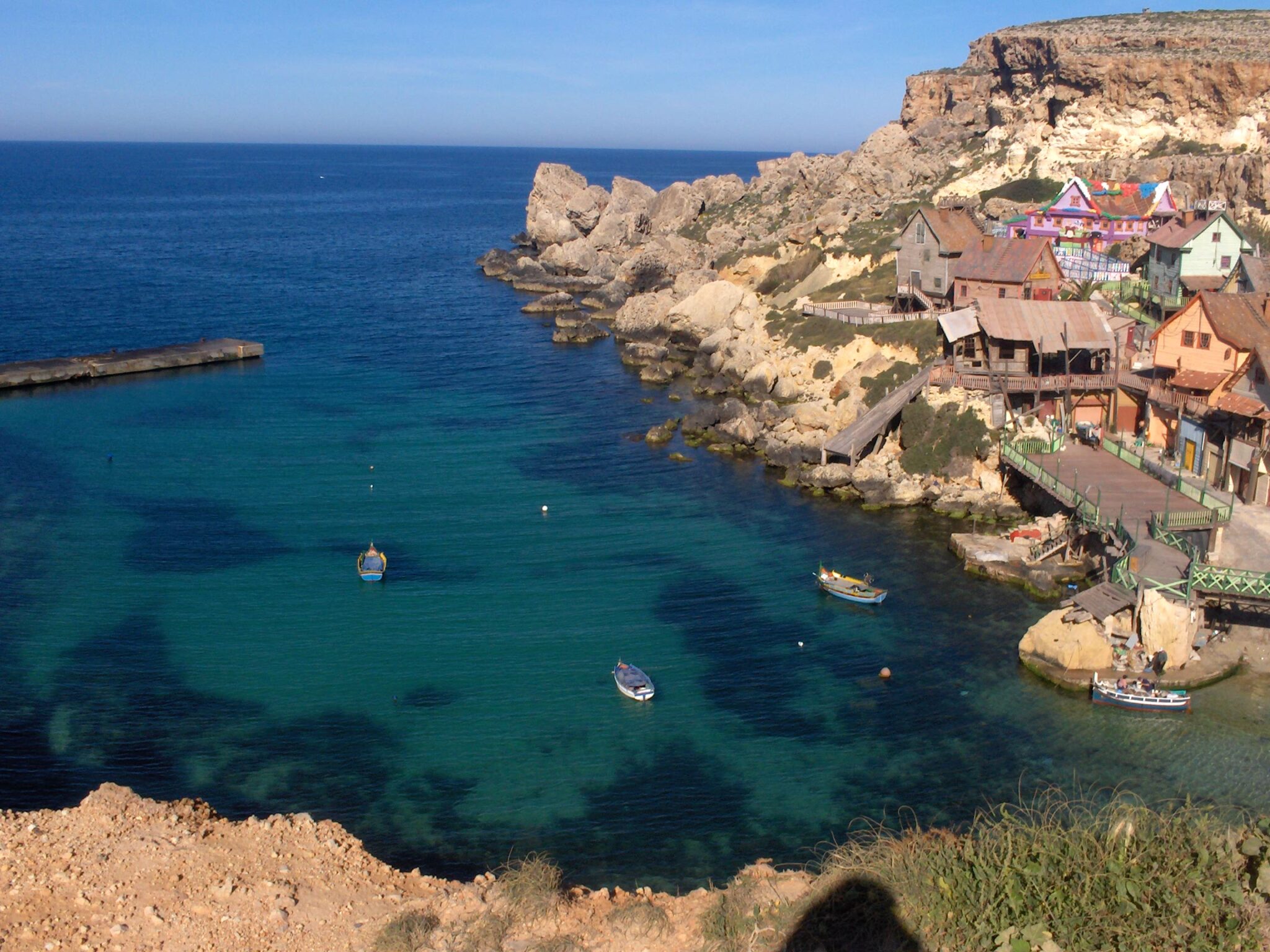 Anchor Bay - Popeye Village - Mellieha Malta - mellieha.com